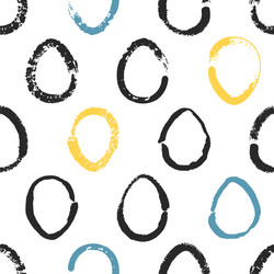 Decorative seamless patterns with eggs Royalty Free Vector