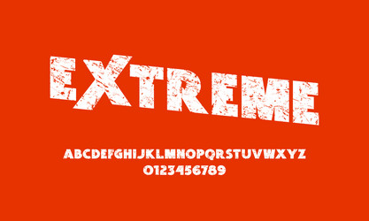 Extreme Font Vector Images (over 2,600)