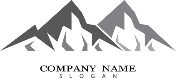 Mountain symbol Royalty Free Vector Image - VectorStock