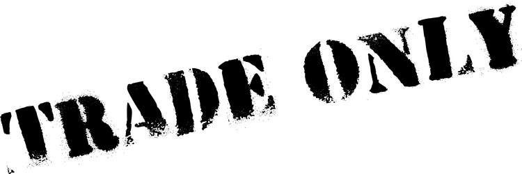 Trade only rubber stamp Royalty Free Vector Image