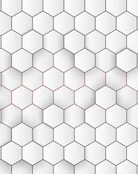 Geometric medical concept white background Vector Image