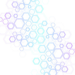 Hexagonal shape background Royalty Free Vector Image