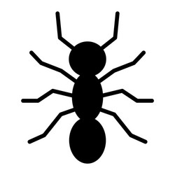 Fire ant isolated on white background Royalty Free Vector