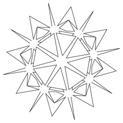 Spiky Star Vector Images (over 1,000)