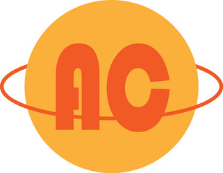 Initial letter logo ac template design Royalty Free Vector