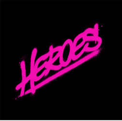 Graffiti pink word sprayed in black over white Vector Image