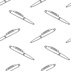 Ballpoint pen pattern Royalty Free Vector Image