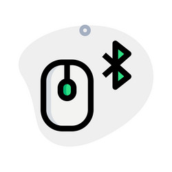 Mouse without wires or cables for connection Vector Image