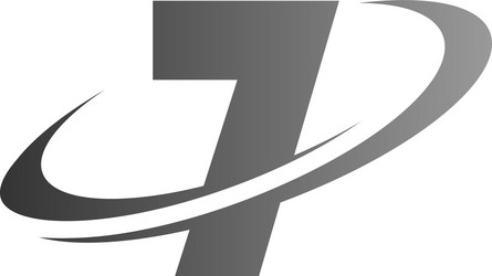 Number circle logo concept icon Royalty Free Vector Image