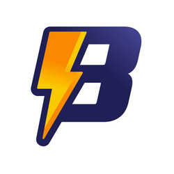 B Lightning Logo Vector Images (over 140)