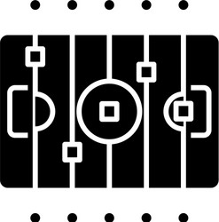 Sport arena black icon concept Royalty Free Vector Image