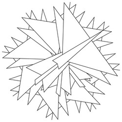 Spiky Star Vector Images (over 1,000)