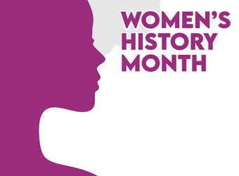 Womens history month march 2024 Royalty Free Vector Image