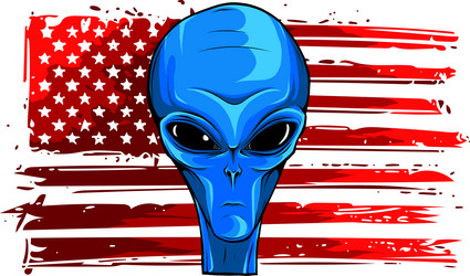 Cartoon Alien Movie Head