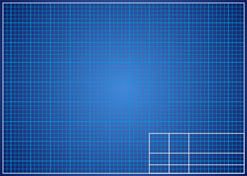 Blueprint lined paper for technical drawings Vector Image