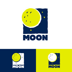 Moon logo Royalty Free Vector Image - VectorStock