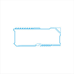 Futuristic button frame Royalty Free Vector Image