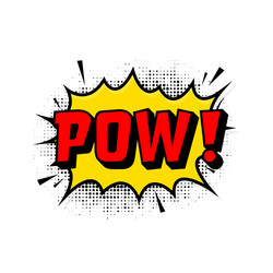 Crash in vintage style cartoon pop Royalty Free Vector Image