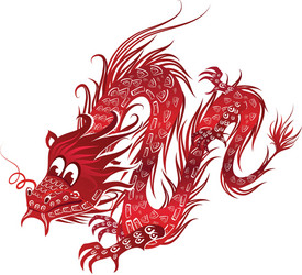 Tribal Dragon Chinese Vector Images (over 500)