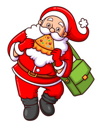 Santa Eating Vector Images (over 1,600)