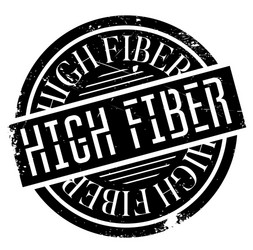 High fiber rubber stamp Royalty Free Vector Image