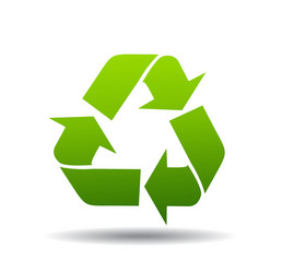 Multicolor recycling logo icon Royalty Free Vector Image