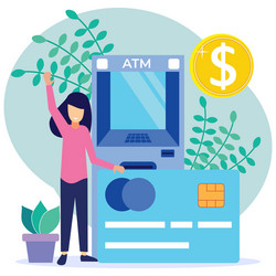 Withdraw Royalty Free Vector Image - VectorStock