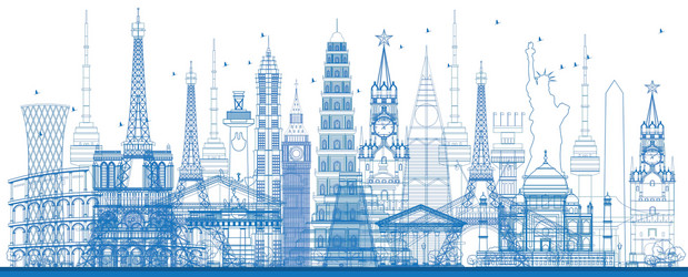 World Landmarks Vector Images (over 47,000)