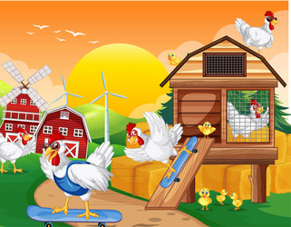 Chicken Coop Clipart