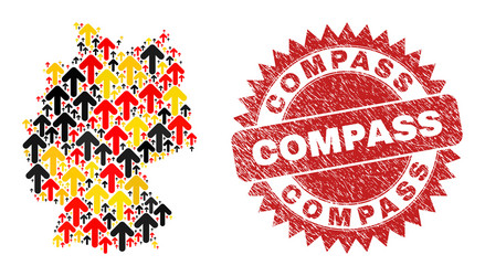 Compass Watermark Icon Vector Images (over 120)