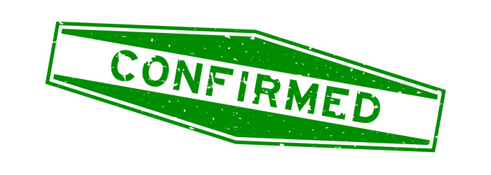 Grunge black tbc to be confirmed word round Vector Image
