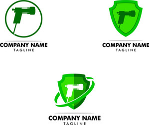 Spray foam insulation icon logo Royalty Free Vector Image