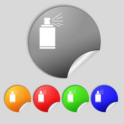 Graffiti spray can sign icon aerosol paint symbol Vector Image