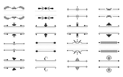 Floral Page Break Vector Images (over 200)