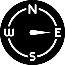 East Royalty Free Vector Image - VectorStock