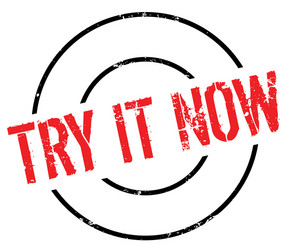 Try it now rubber stamp Royalty Free Vector Image