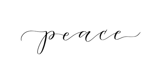 Calligraphy Peace Vector Images (over 4,100)