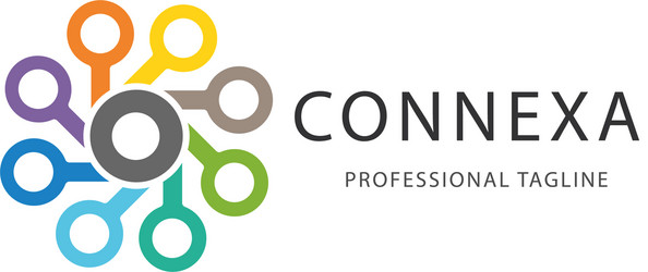 Logo bridge Royalty Free Vector Image - VectorStock