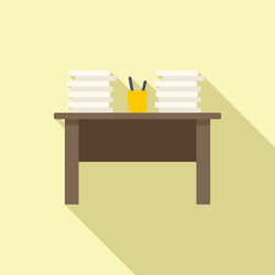 Rush job desktop icon outline office work Vector Image