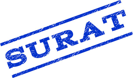 Surat watermark stamp Royalty Free Vector Image