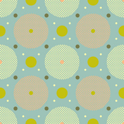 Perforated circle seamless pattern Royalty Free Vector Image
