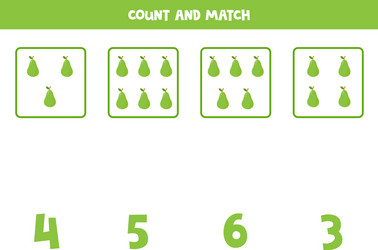 Counting game for kids count different balls Vector Image