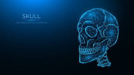 Low Poly Skull Vector Images (over 200)