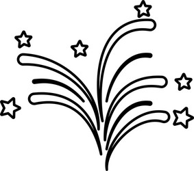 Splash of stars icon Royalty Free Vector Image