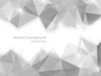 Abstract background with gray triangles Royalty Free Vector