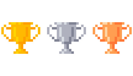 8 Bit Trophy Vector Images (over 230)