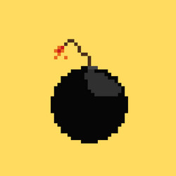 Bomb Pixel Art Vector Images (over 320)