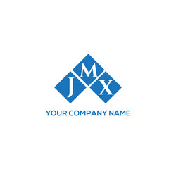 Jmx letter logo design on white background Vector Image