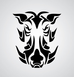 Boar head Royalty Free Vector Image - VectorStock