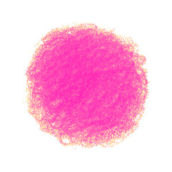 Pink crayon scribble texture stain isolated Vector Image